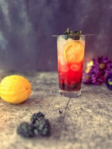 Blackberry-Thyme Tom Collins Mocktail for Blessing Your Home - Magickal ...