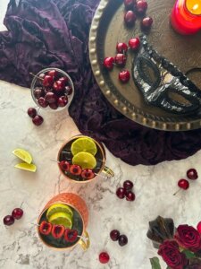 Tart Cherry Mule Mocktail for Manifesting Love - Magickal Mocktails